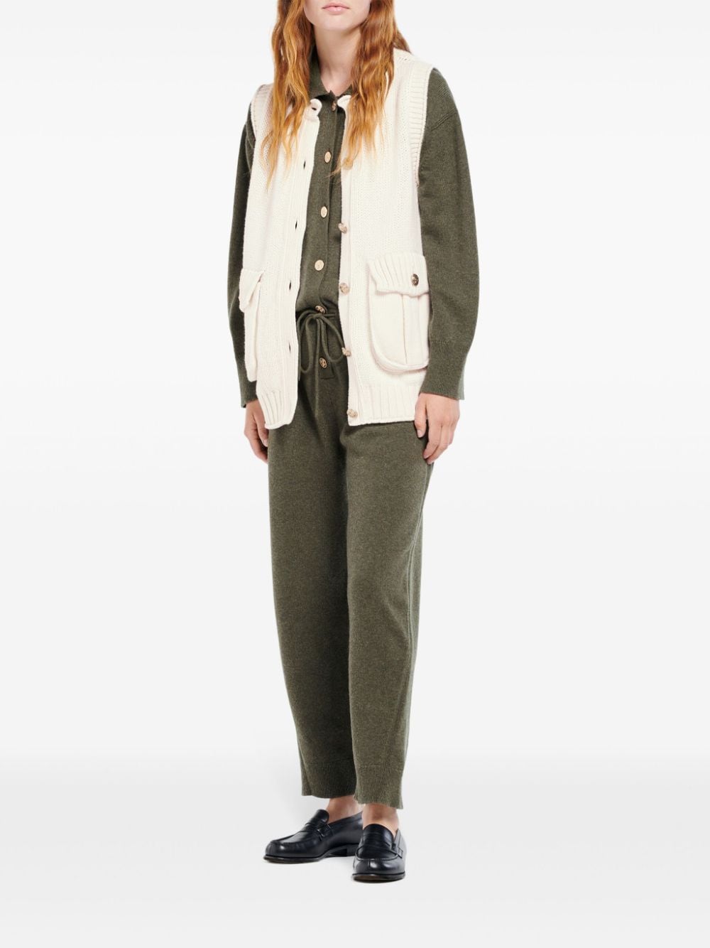 BARRIE Barrie Chunky Knit Vest
