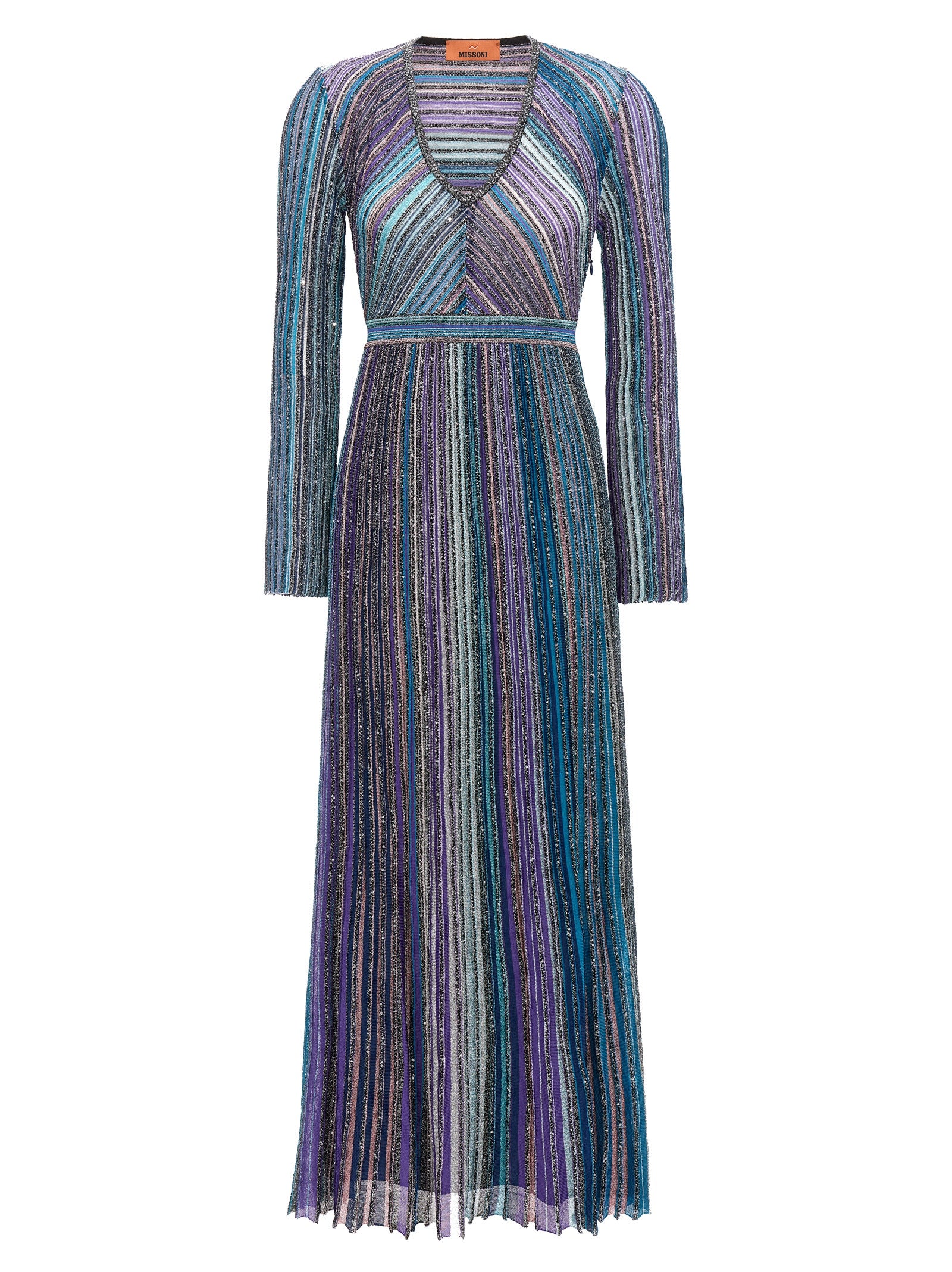 missoni pleated lam maxi dress Missoni