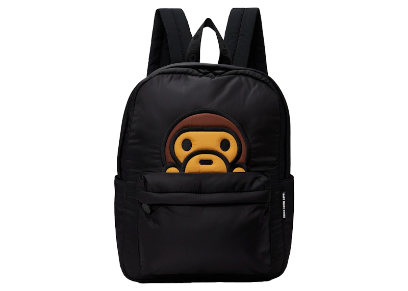A Bathing Ape Baby Milo Soft Backpack - Black | Editorialist