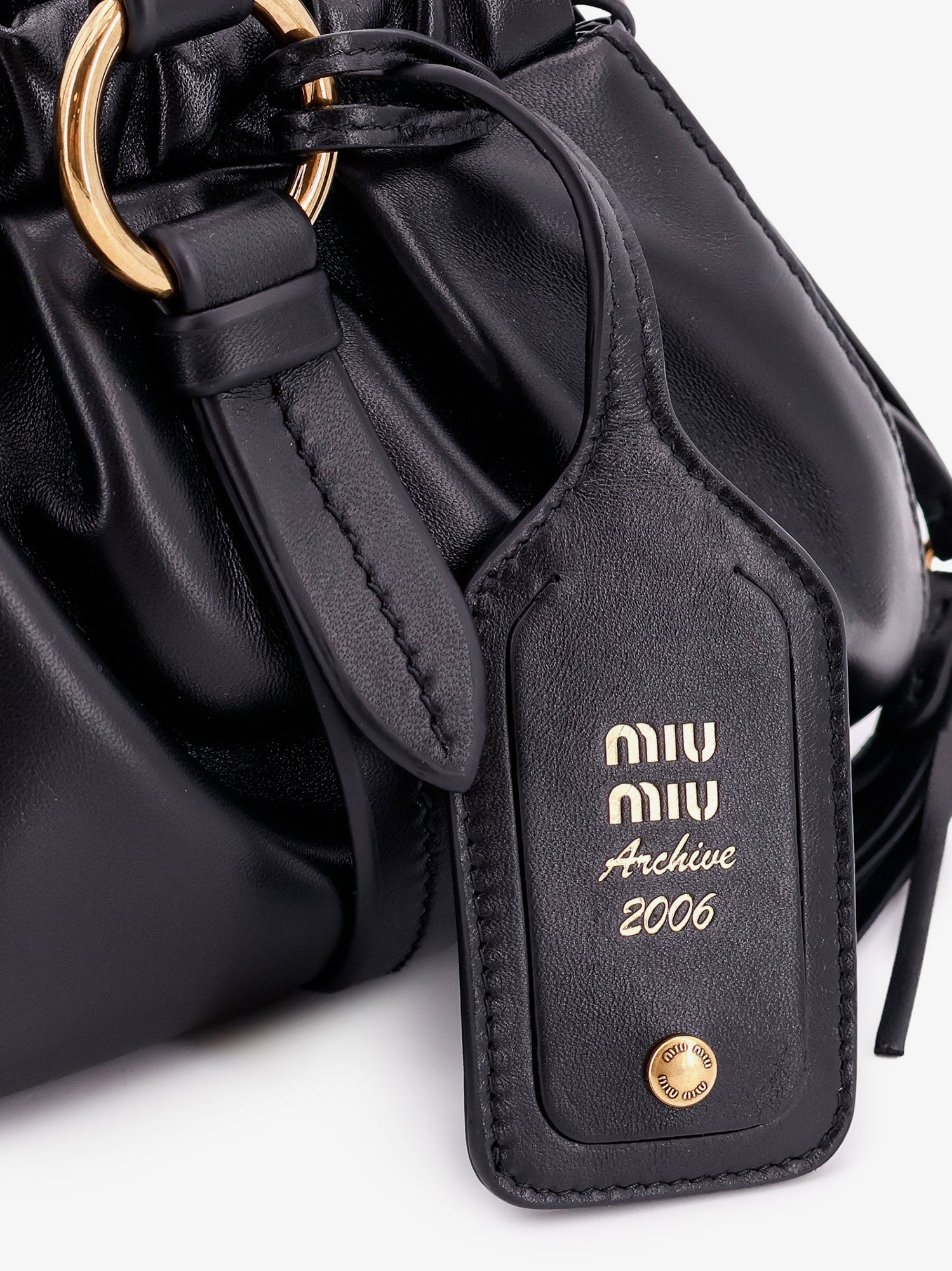 miumiu ウエストポーチ　archive bag MIU MIU - OLD miumiu archive shoulder bag y2k 00sの通販 by