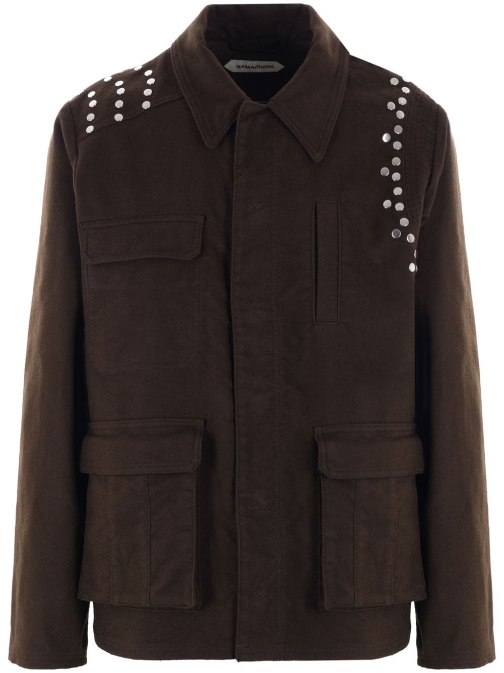 Namacheko Braided Yoke Jacket In Brown - 50% Off | Editorialist