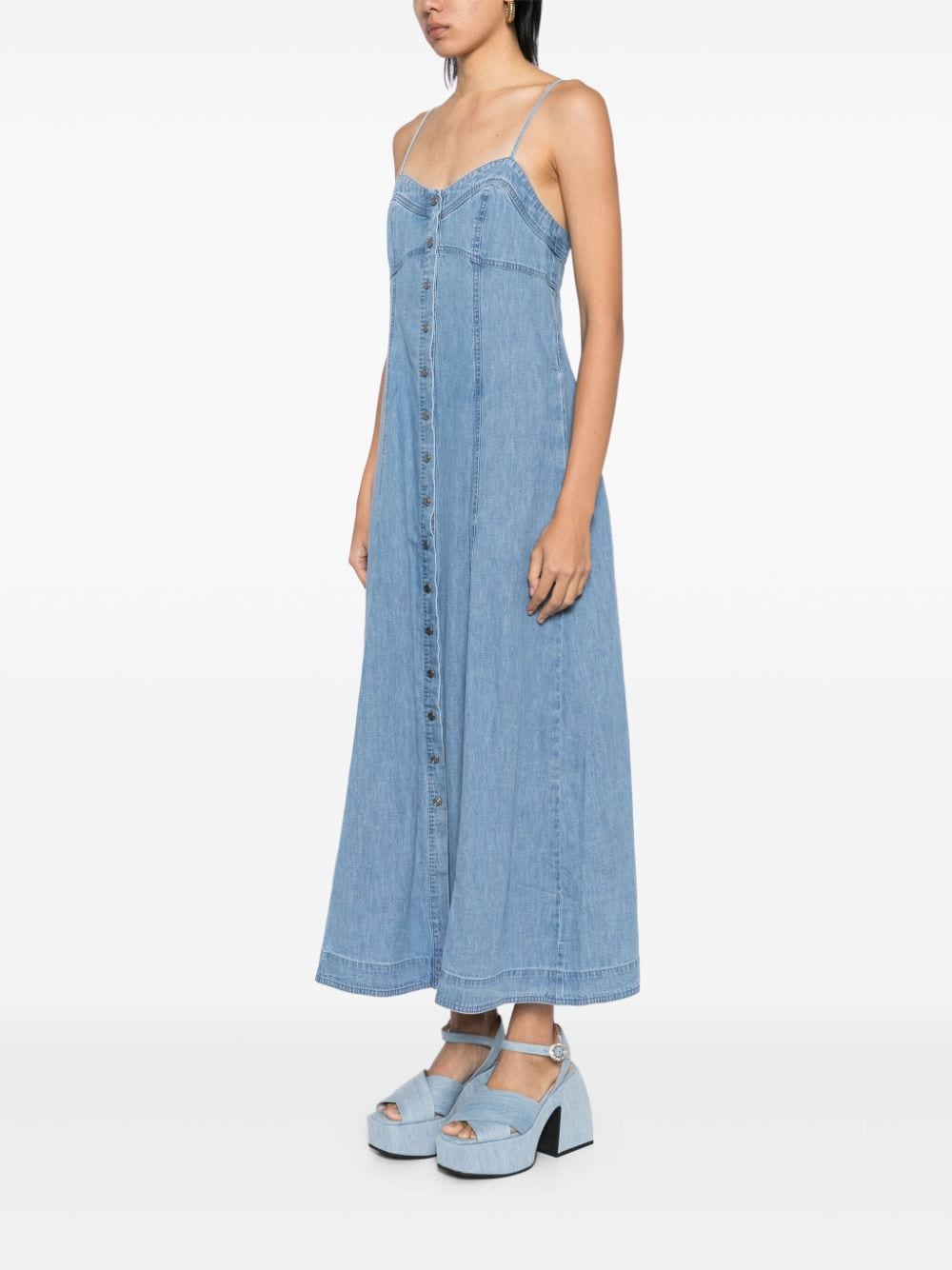 Tiered Midi Gap Blue Jean Dress Talbots Women's Blue Seam Detail Fit Flare Dress Tiered Midi Gap Blue Jean Dress Talbots Women's Blue Seam Detail Fit Flare Dress