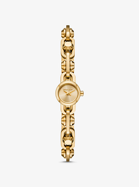 Michael Kors Mini Astor Link -Tone Bracelet Watch - Gold 