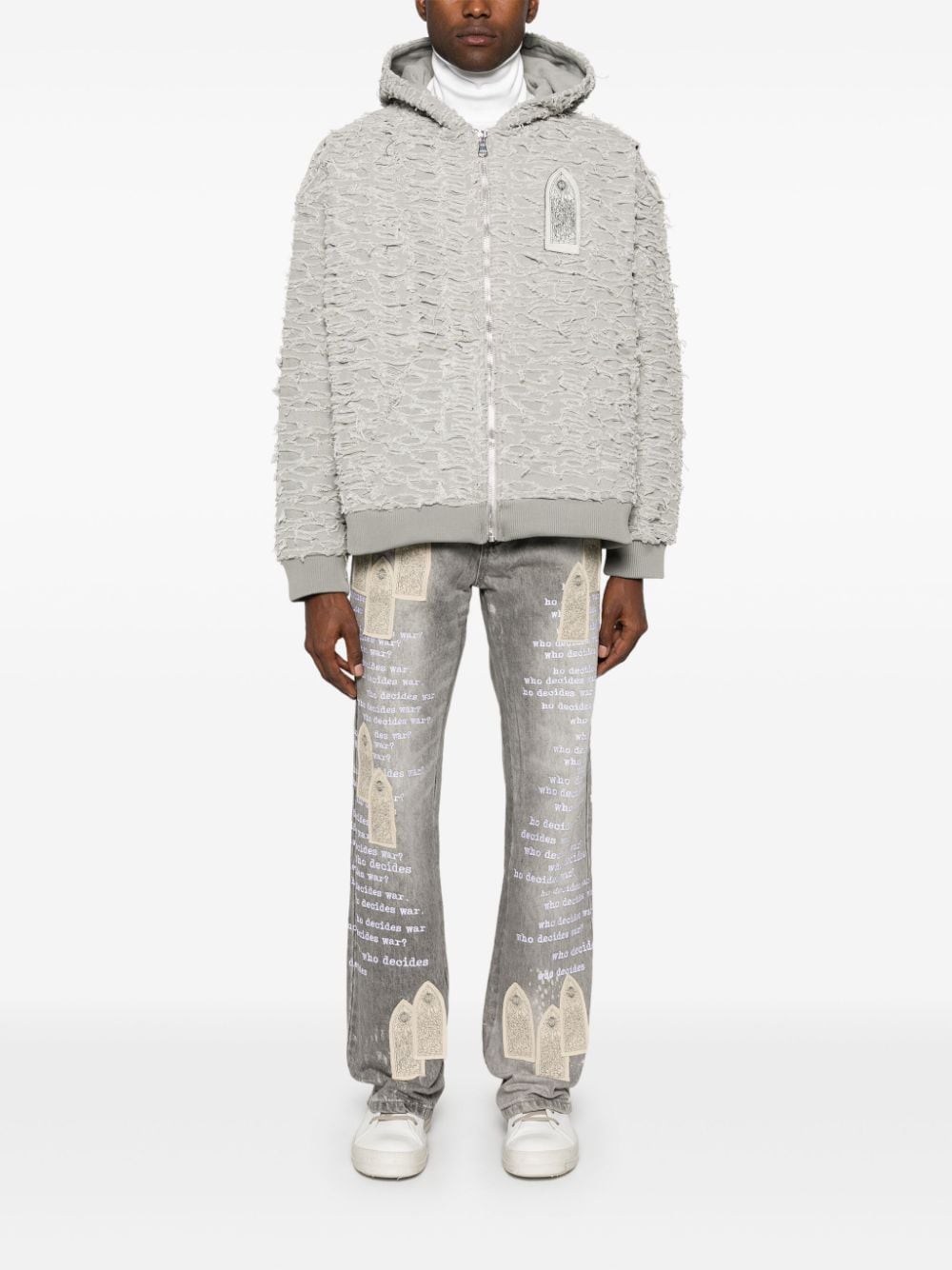 WHO DECIDES WAR Who Decides War scripture jeans