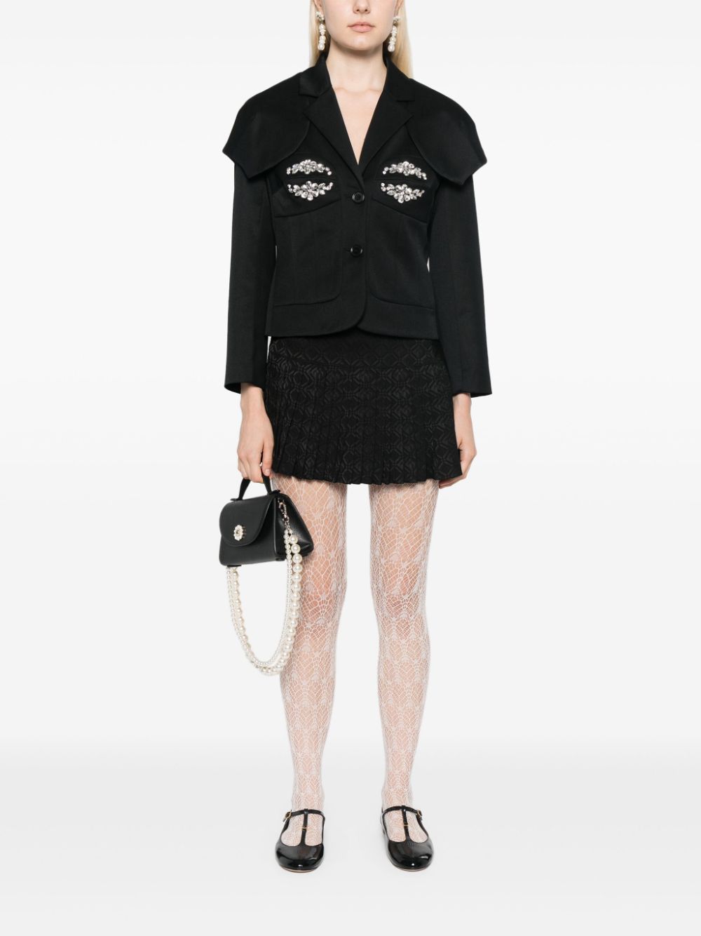 SIMONE ROCHA Simone Rocha crystal-embellished jacket