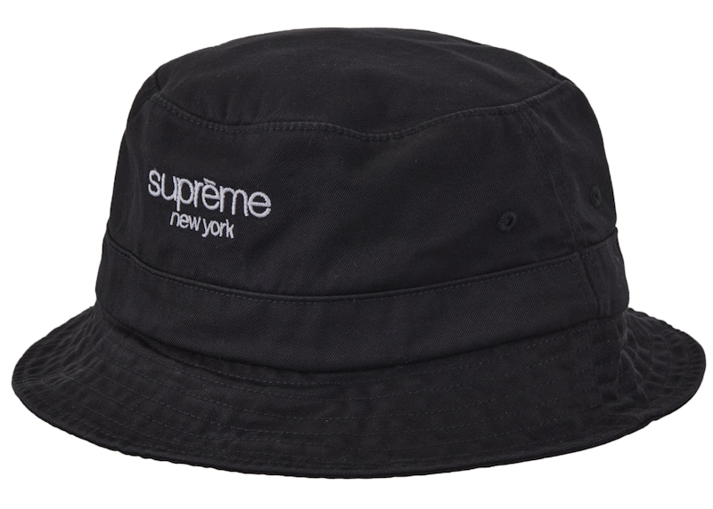 Supreme Classic Logo Crusher Hat - Black | Editorialist