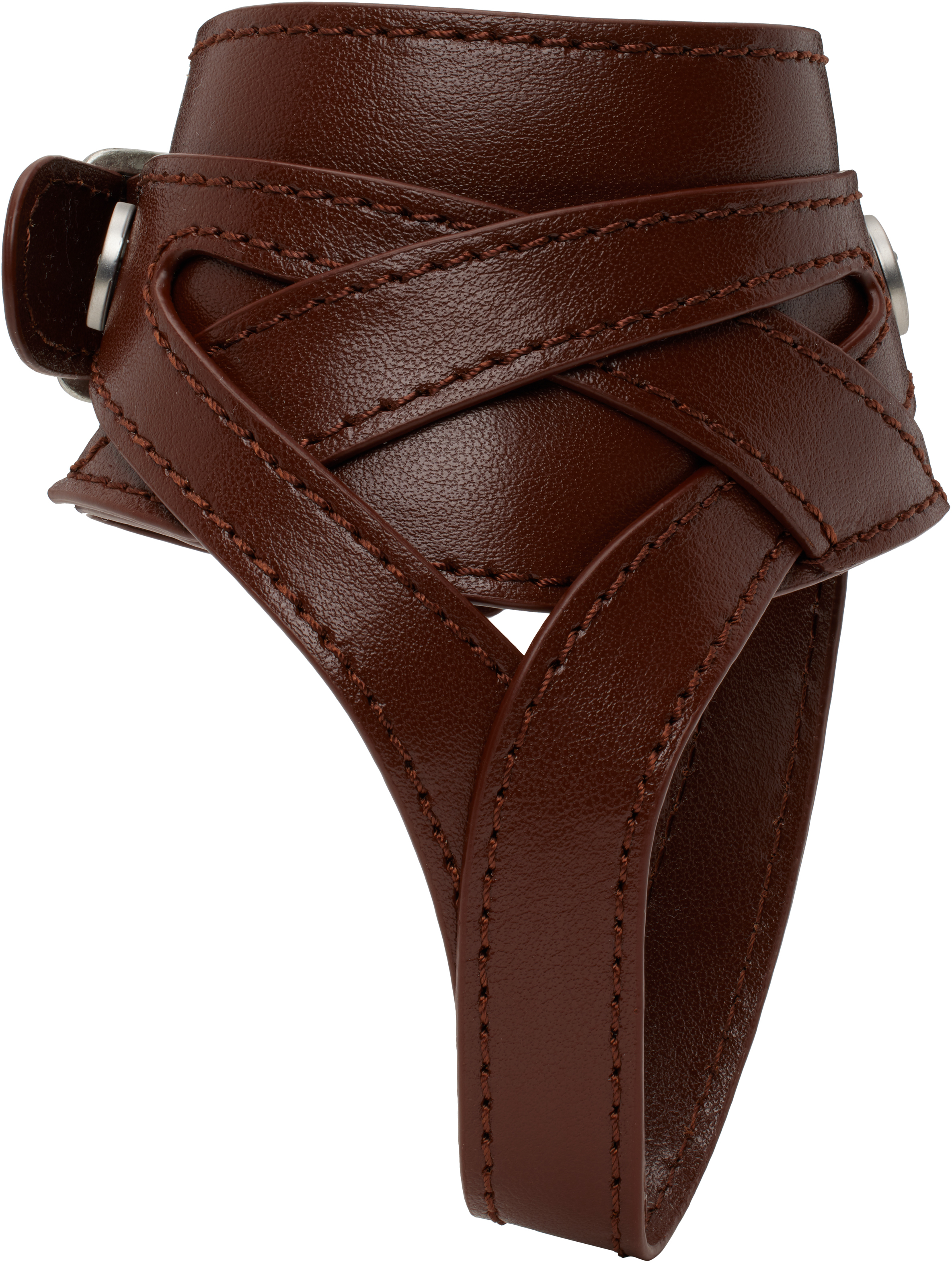 Kiko Kostadinov Brown Margutta Bracelet - Mahogany | Editorialist Kiko Kostadinov Brown Margutta Bracelet - Mahogany | Editorialist