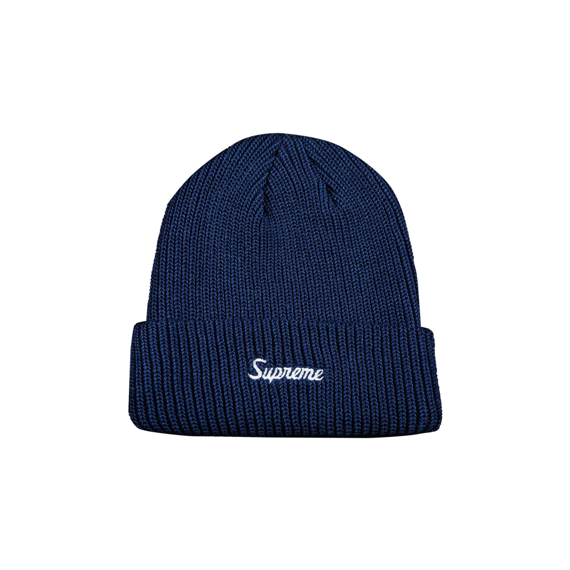 【新品】supreme Loose Gauge Beanie Navy Supreme Loose Gauge Beanie - Blue | Editorialist