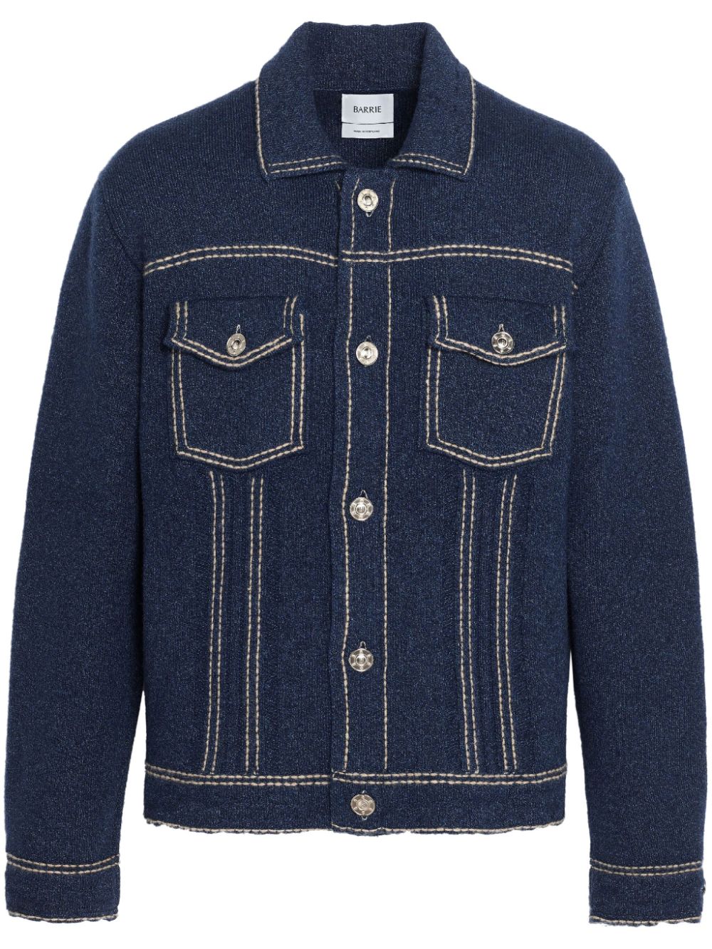 BARRIE Barrie Knitted Denim Jacket