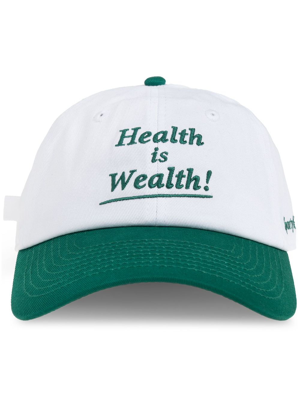Sporty & Rich Health Is Wealth Cap - White | Editorialist display picture 3
