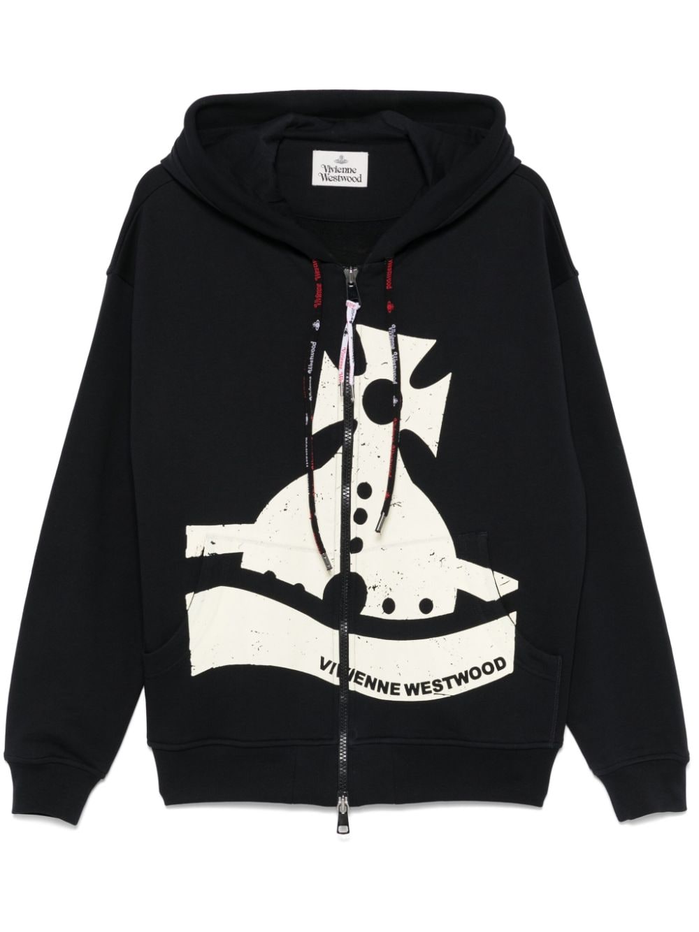 【美品】VivienneWestwood アングロマニア 変形 パーカー 黒 お得で楽しいネット Vivienne Westwood アングロマニア ジップ 変形