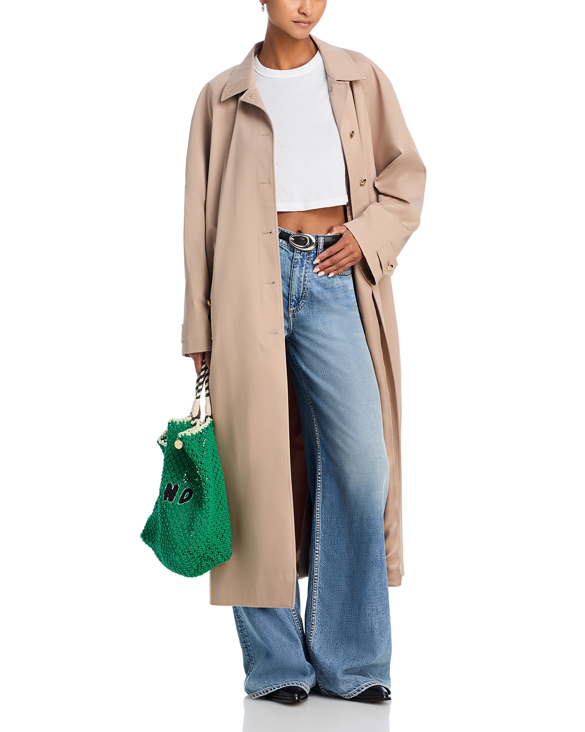 RAG & BONE featherweight sofie high rise wide leg jeans in beverly