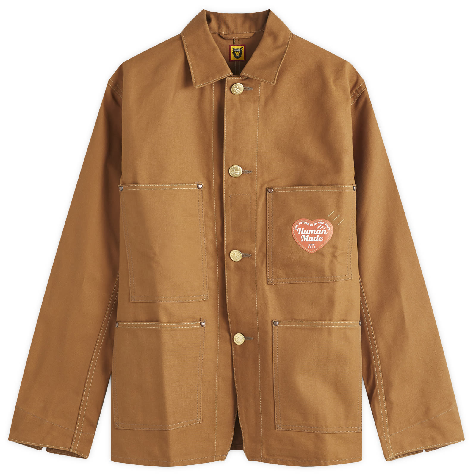 Human Made Duck Coverall Jacket In Brown - 34% Off | Editorialist