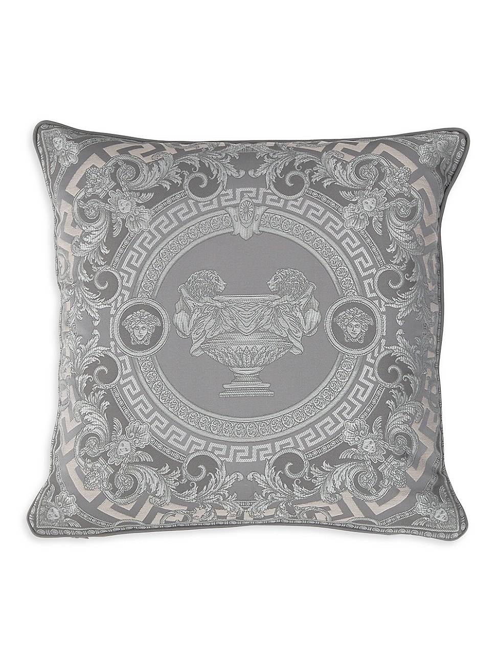 Versace La Coupe Des Dieux Cushions - Silver | Editorialist