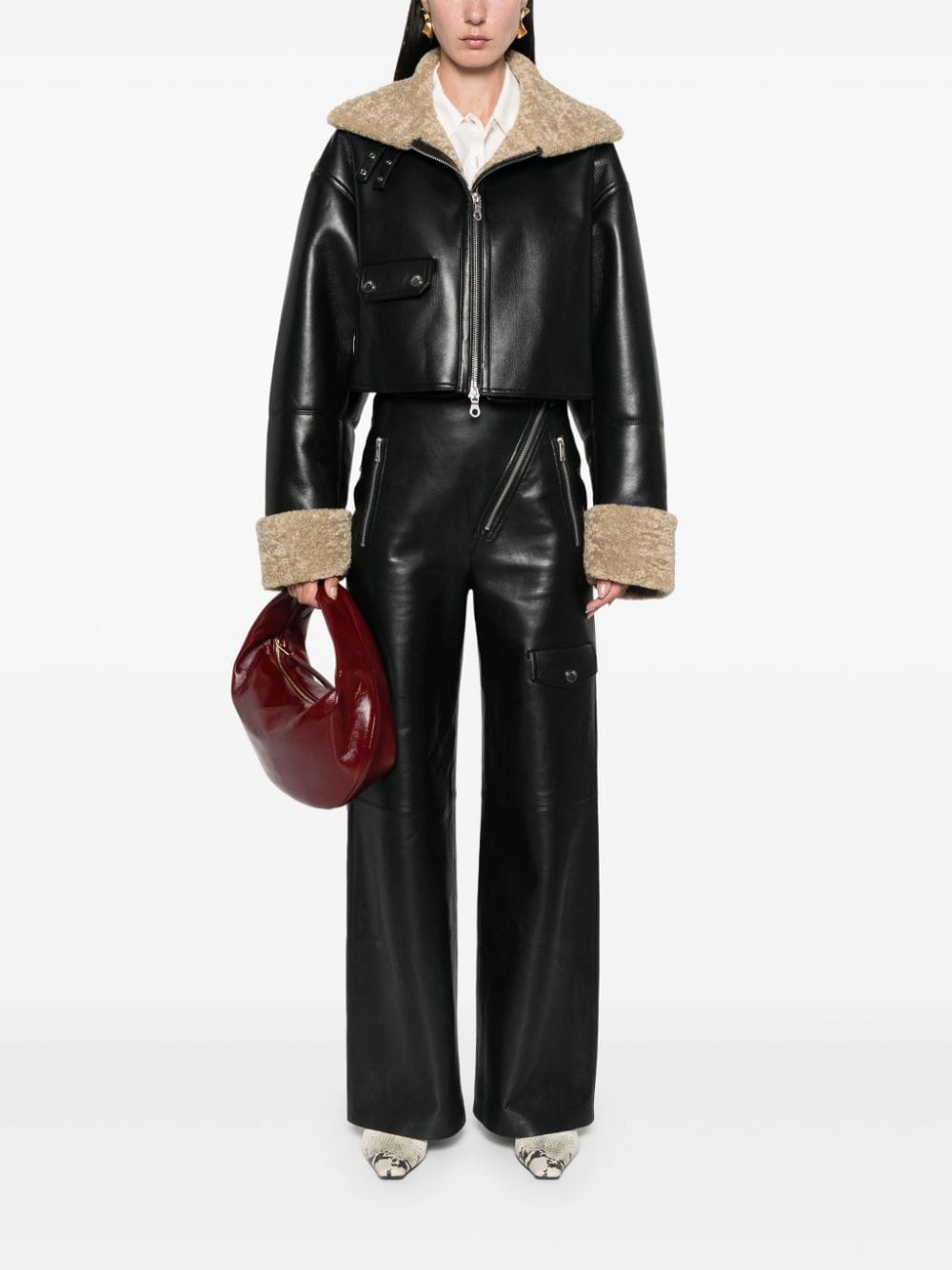 NANUSHKA Nanushka Leather Trousers