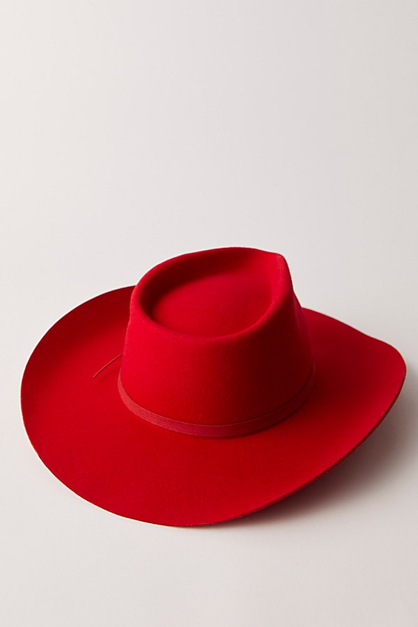 Free people x Wyeth blaze rancher hat one size red Wyeth rancher hat - Gem main image 2