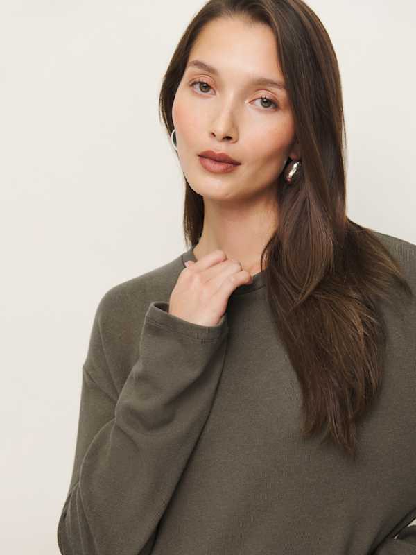 Reformation Jamie Knit Mini Dress In Poppyseed - 50% Off | Editorialist Reformation Jamie Knit Mini Dress In Poppyseed - 50% Off | Editorialist