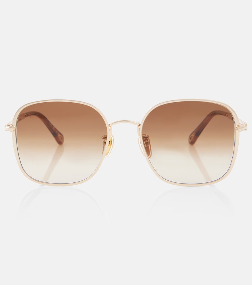 CHLOÉ chloé Scalloped Square Sunglasses