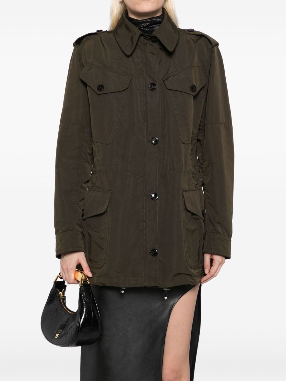 TOM FORD TOM FORD Drawstring Waist Military Jacket
