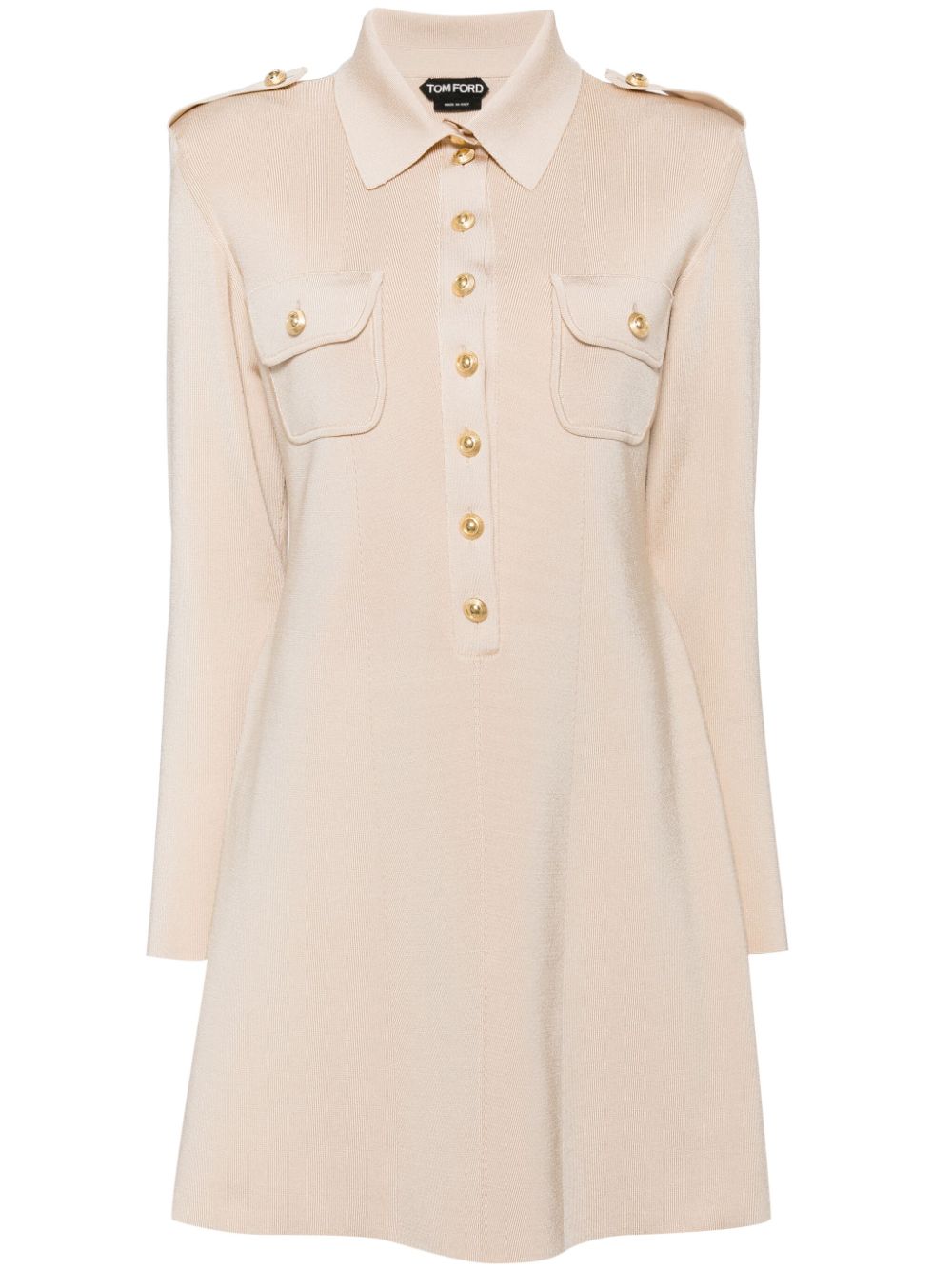 TOM FORD TOM FORD Ribbed Knit Mini Dress