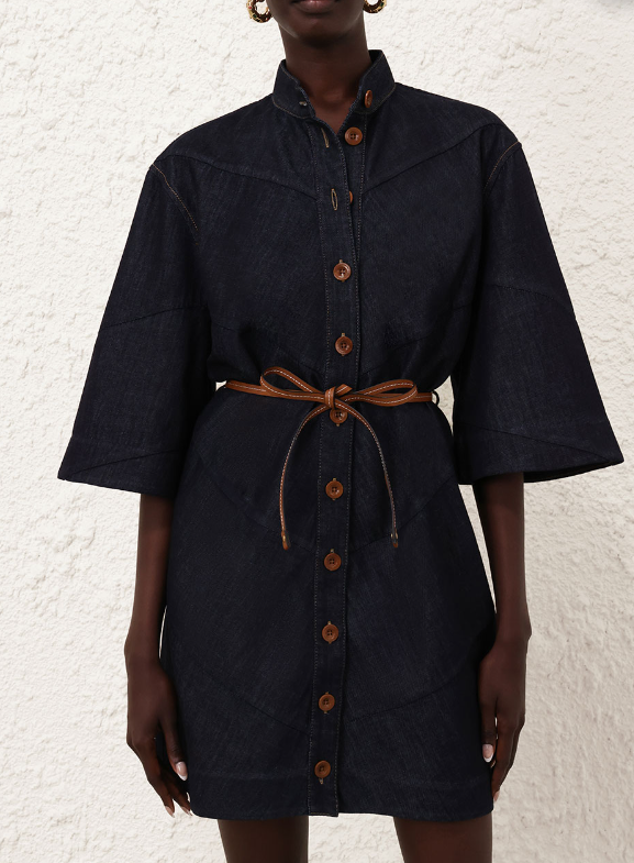 zimmermann acacia denim dress Buy Zimmermann Blue Acacia Midi Dress in Denim For Women Online