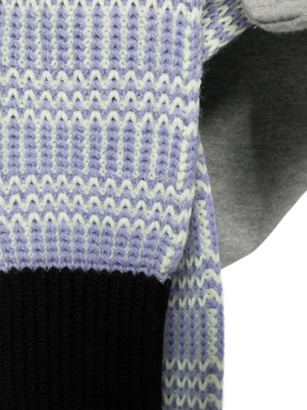 Meryll Rogge Zipped Hood Scarf - Grey | Editorialist