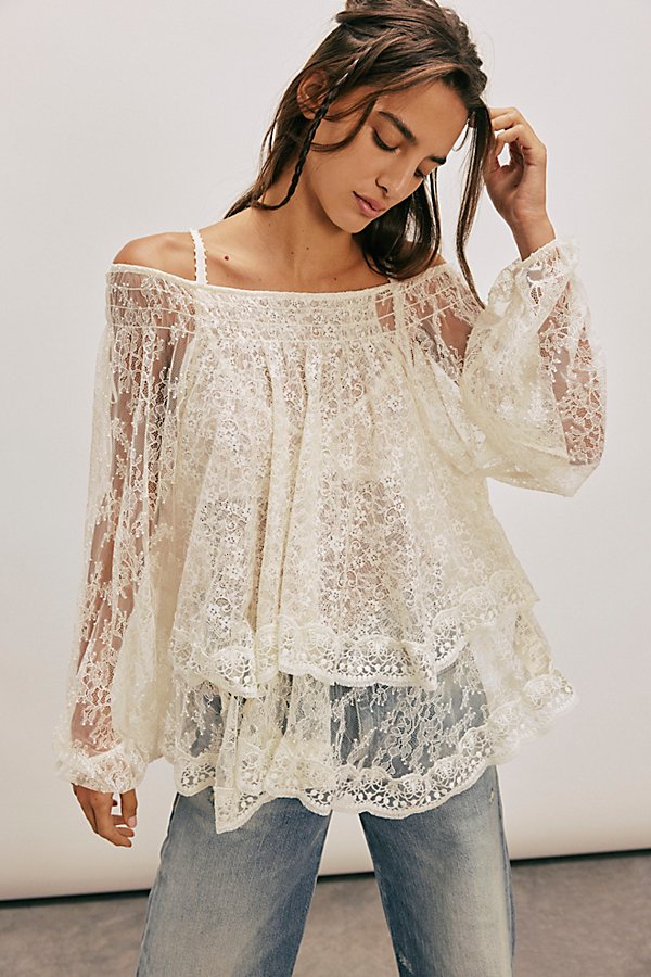 FREE PEOPLE Goldie Knit Top