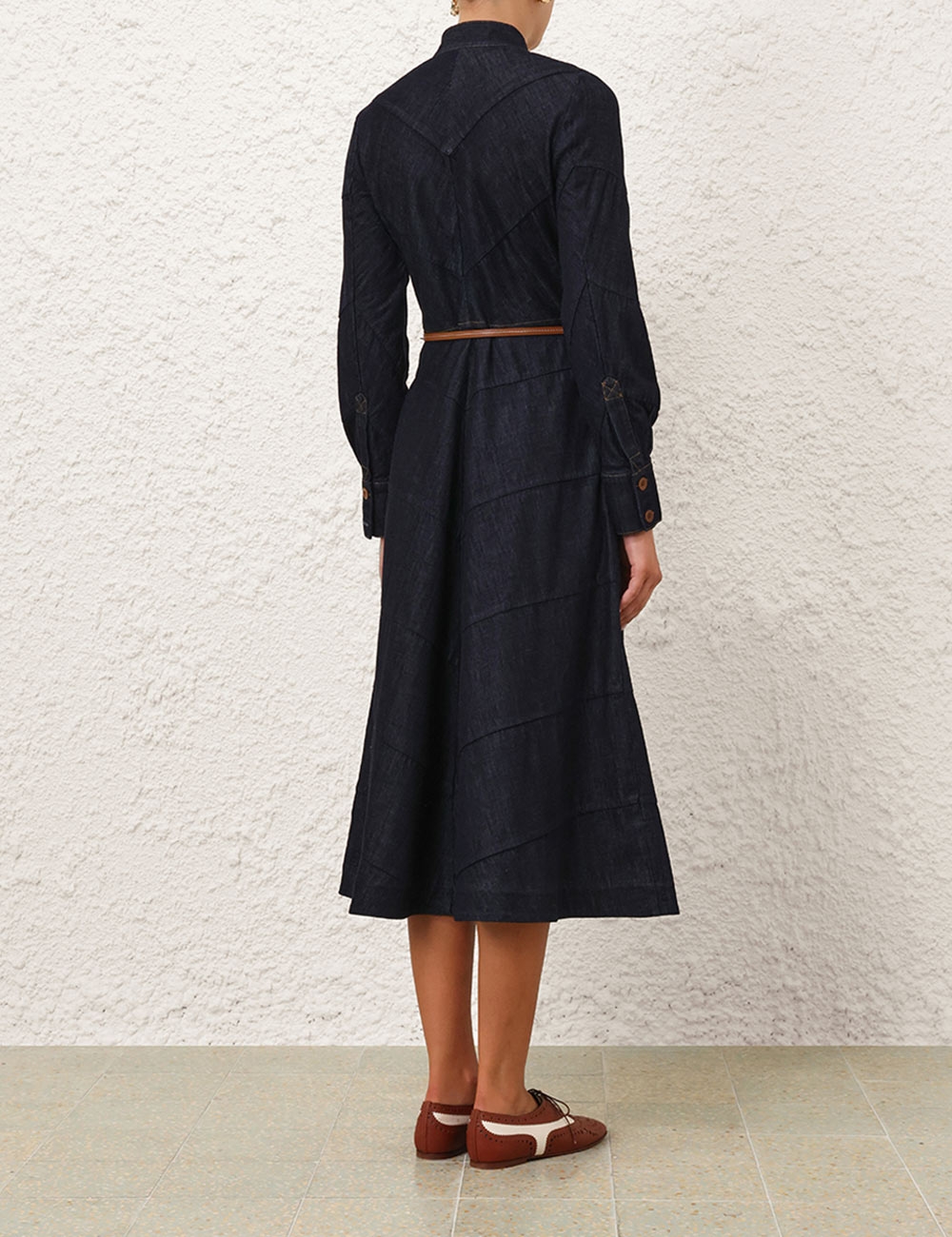 Zimmermann Acacia Shirt Dress - Dark Denim | Editorialist Zimmermann Acacia Shirt Dress - Dark Denim | Editorialist