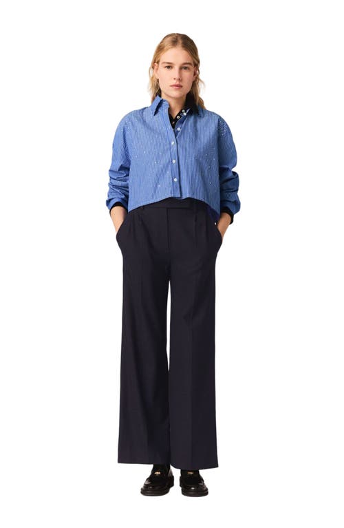 MAJE Maje Wide-Leg Suit Trousers