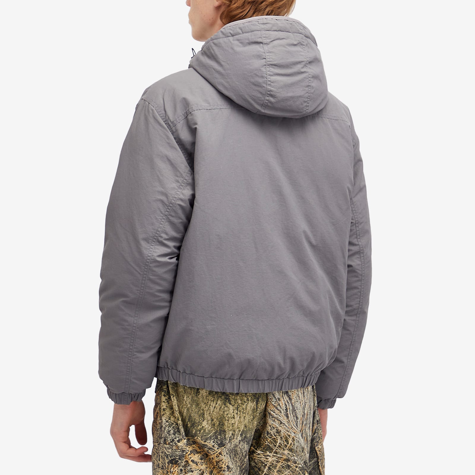Thisisneverthat Washed Down Puffer Jacket In Lavender - 25% Off