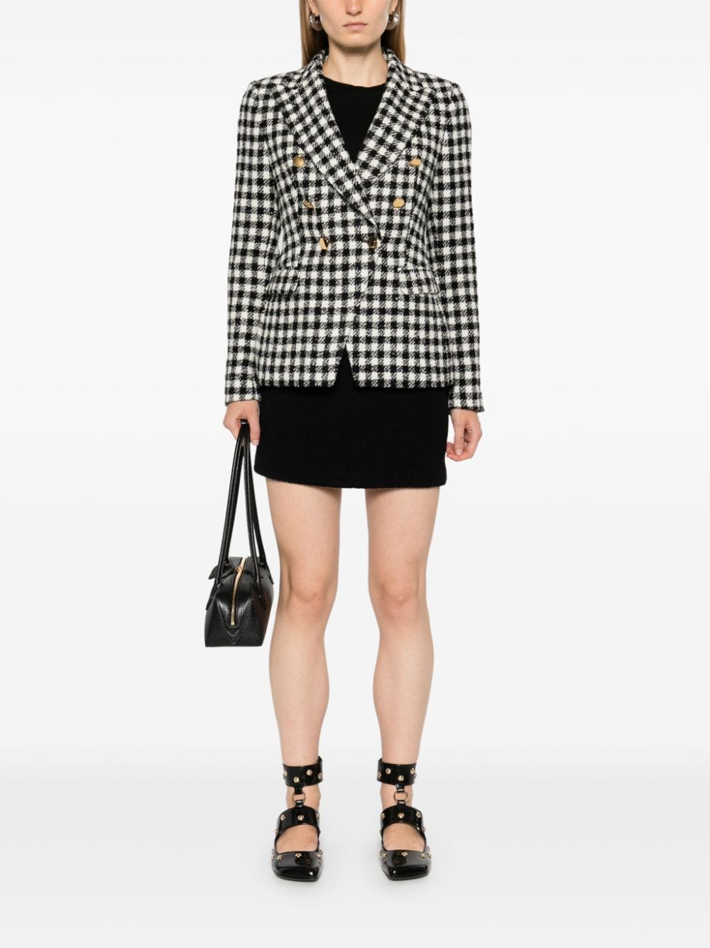 TAGLIATORE Tagliatore Alicya Houndstooth Jacket