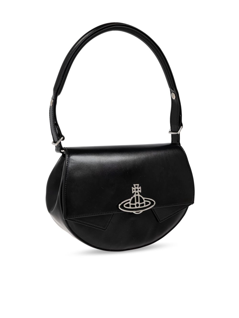 Vivienne Westwood Orb-Print Shoulder Bag In Black - 4% Off