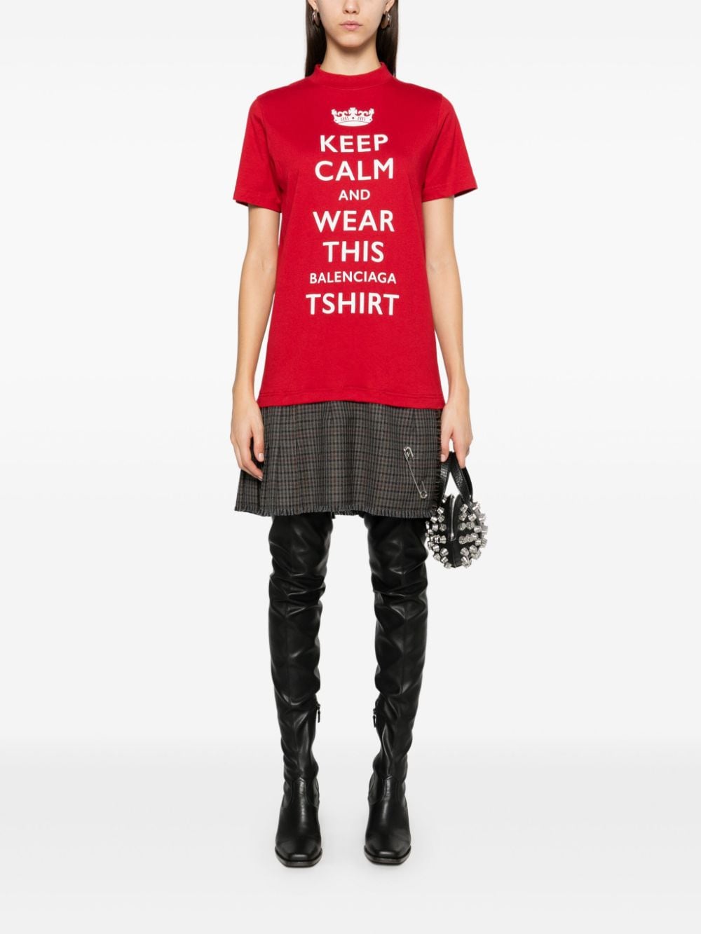 BALENCIAGA Balenciaga Keep Calm Midi Dress
