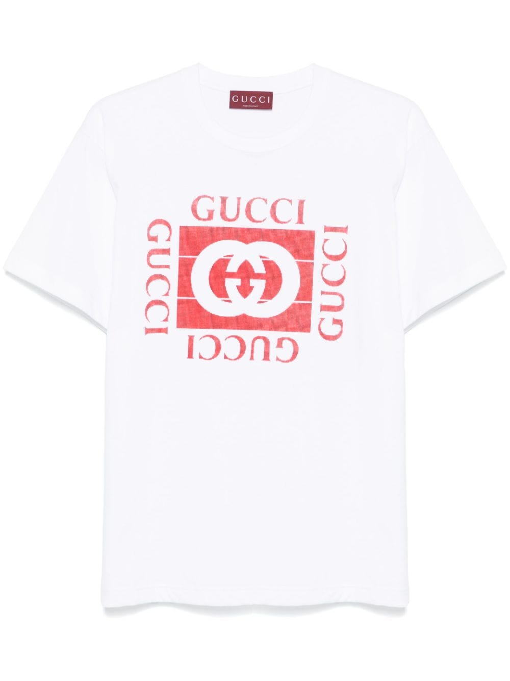 Buy Gucci Printed Cotton T-shirt - White At 25% Off | Editorialist