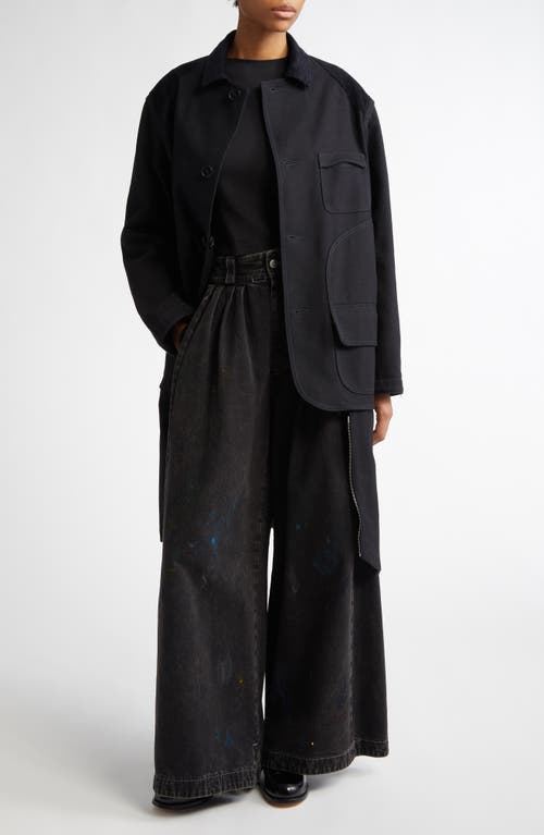 MAISON MARGIELA Maison Margiela Heavy Cotton and Wool Reversible Coat