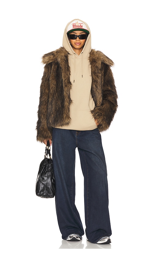 SUPERDOWN SUPERDOWN Kennedy Faux Fur Coat