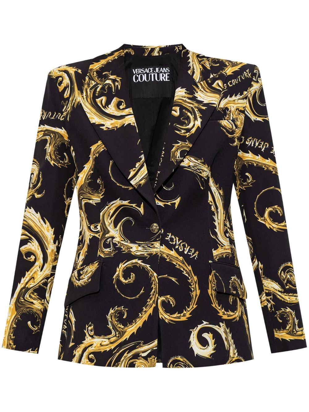 VERSACE Versace Jeans Couture Barocco-Print Blazer