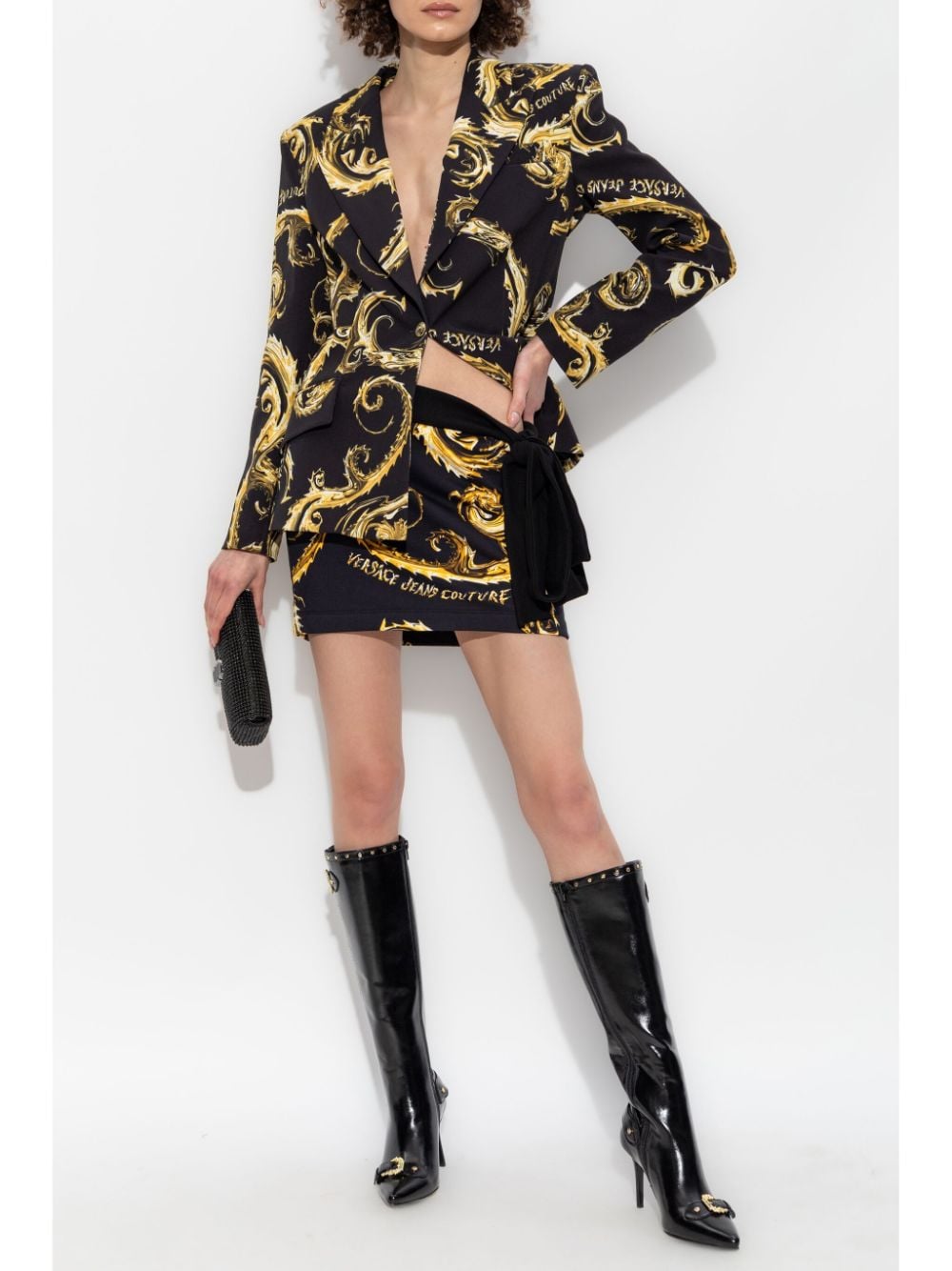 VERSACE Versace Jeans Couture Barocco-Print Blazer