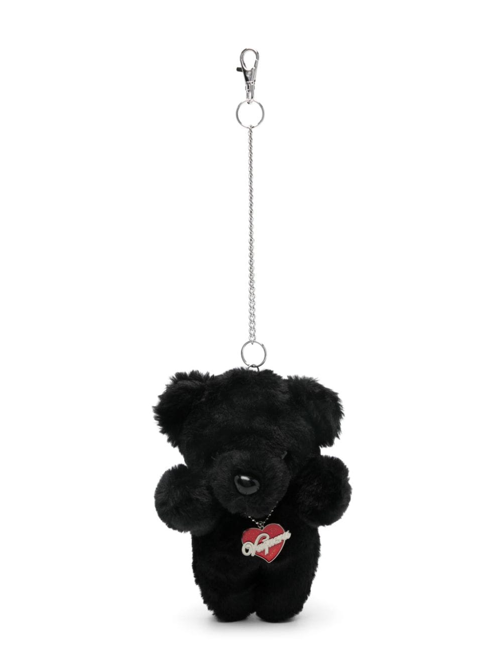 Vaquera Teddy Bear Keychain In Black - 10% Off | Editorialist