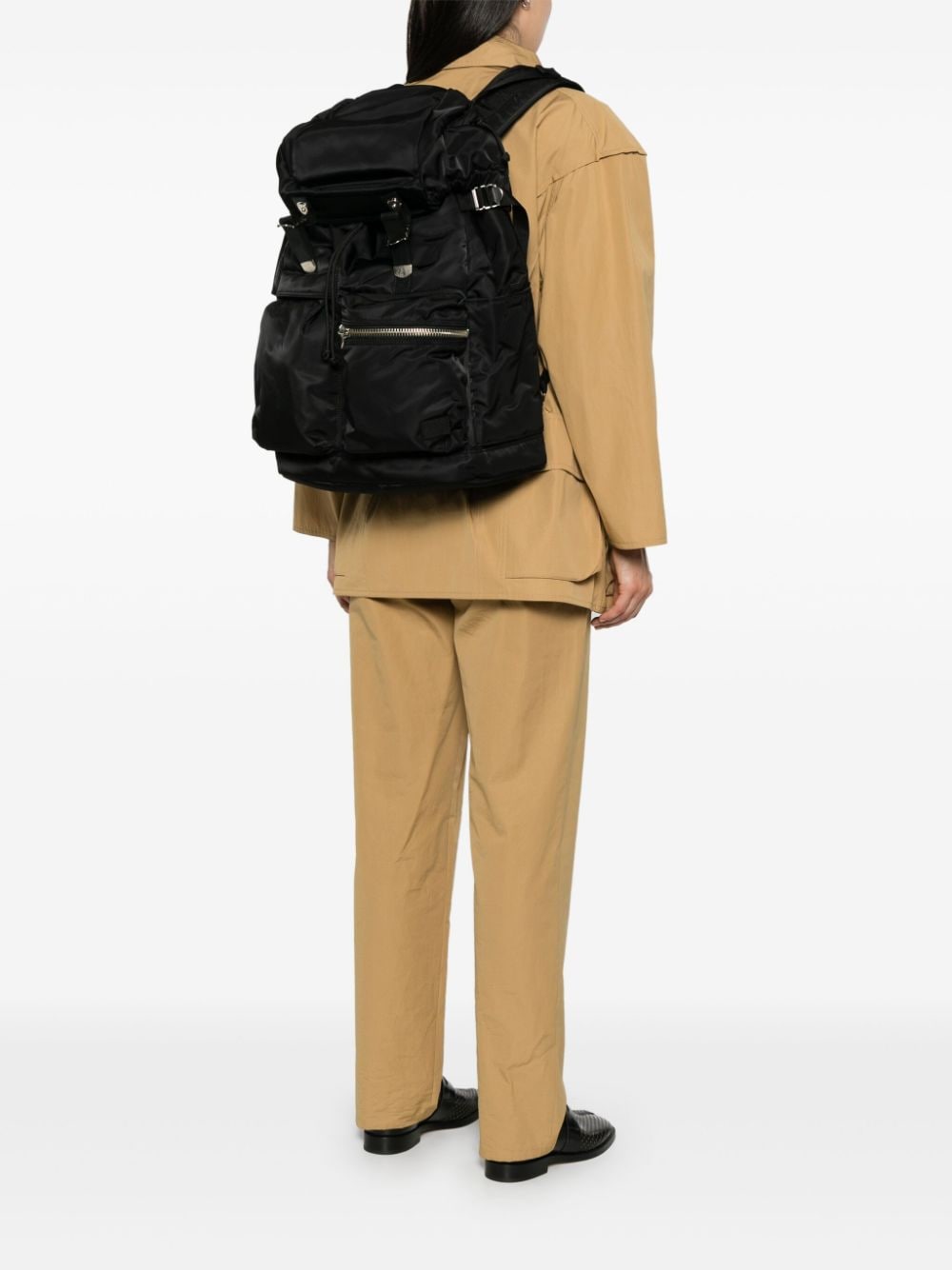 Sacai X Porter Pocket Backpack - Black | Editorialist