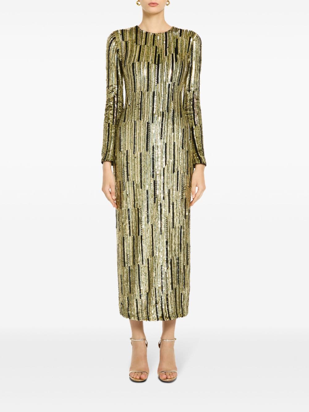 reede embellished silk evening dress Reede Embellished Silk Evening Dress