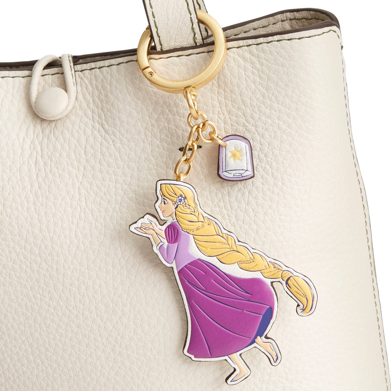 Vera Bradley Disney Rapunzel Bag Charm In Purple/Yellow 30% Off