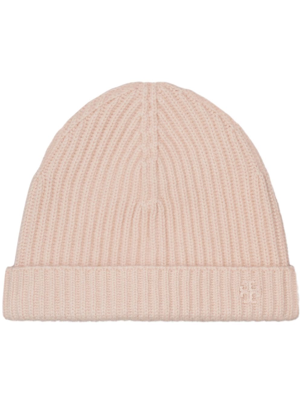 Tory Burch Ribbed Cashmere Beanie In Pink - 50% Off  display picture 1