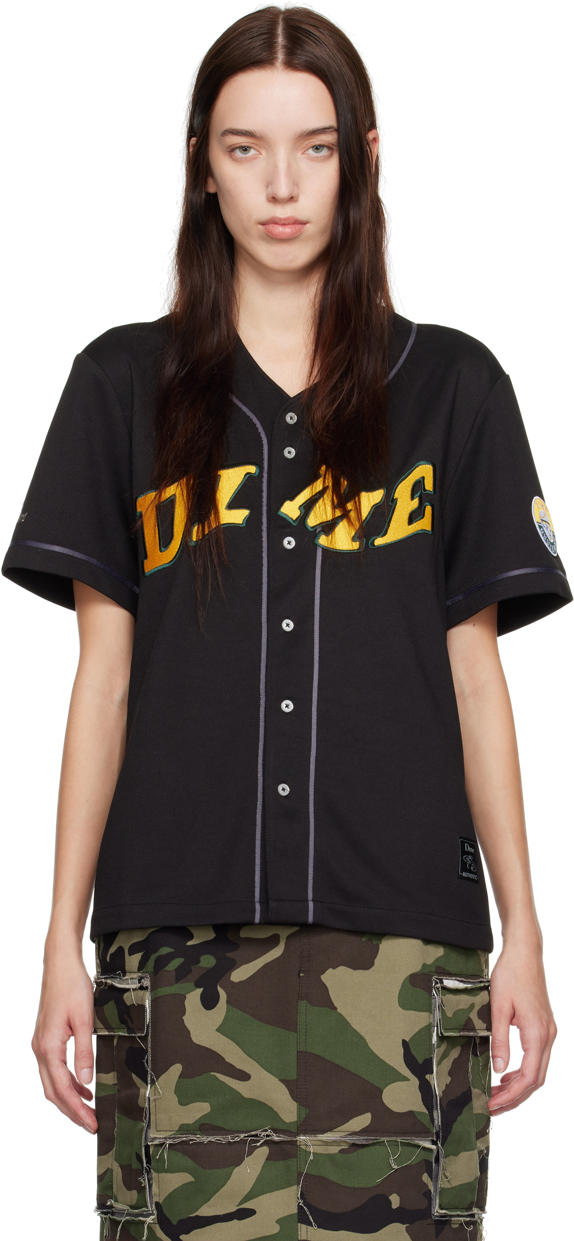 Dime League Jersey Shirt - Black | Editorialist