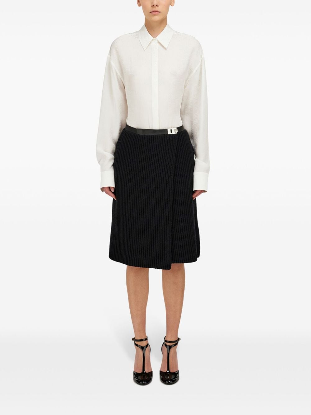 SALVATORE FERRAGAMO Ferragamo Gancini-Print Shirt