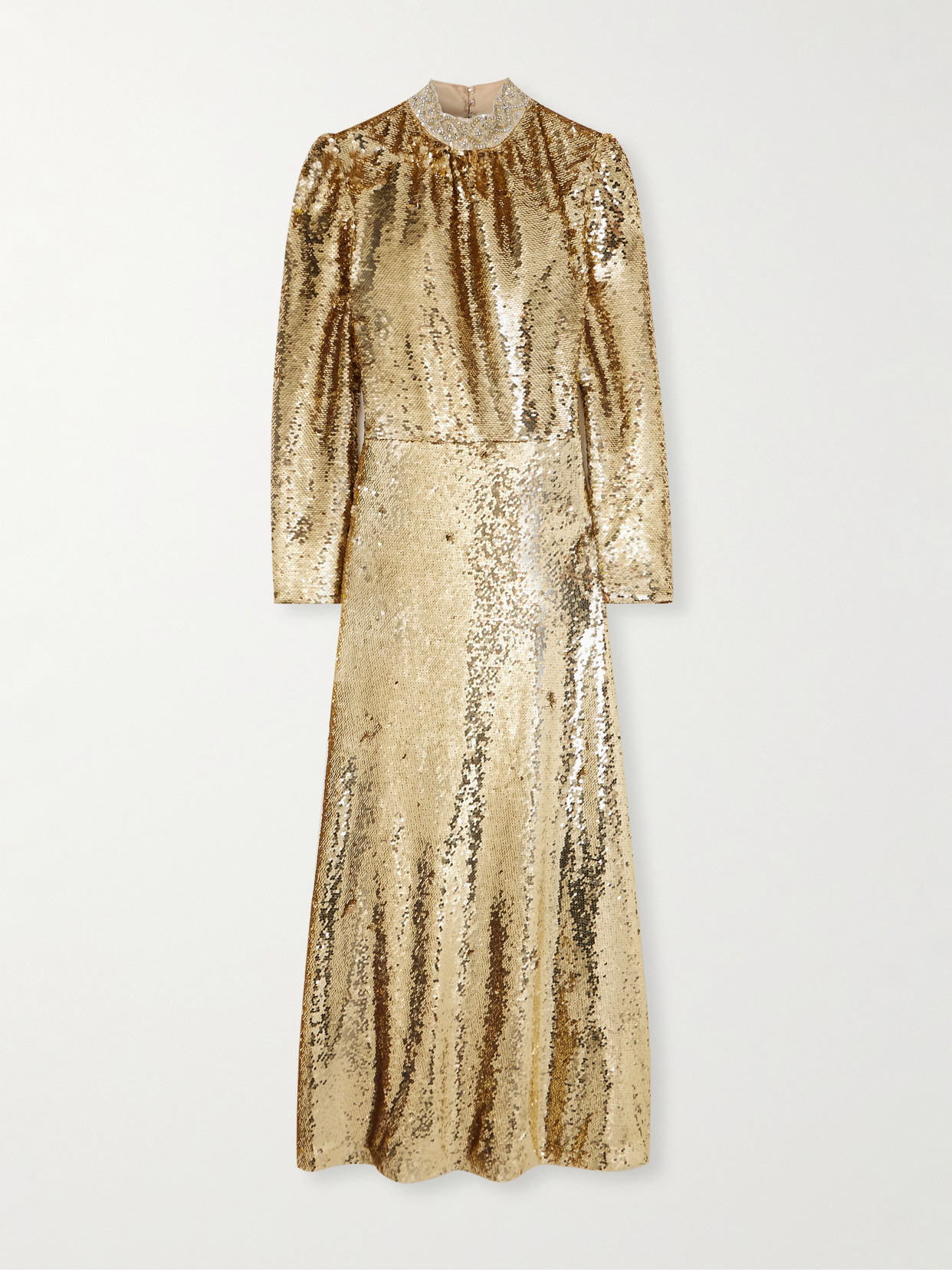 green emerald velvet dress Rose Gold Sequin Midi Dress  Rare London
