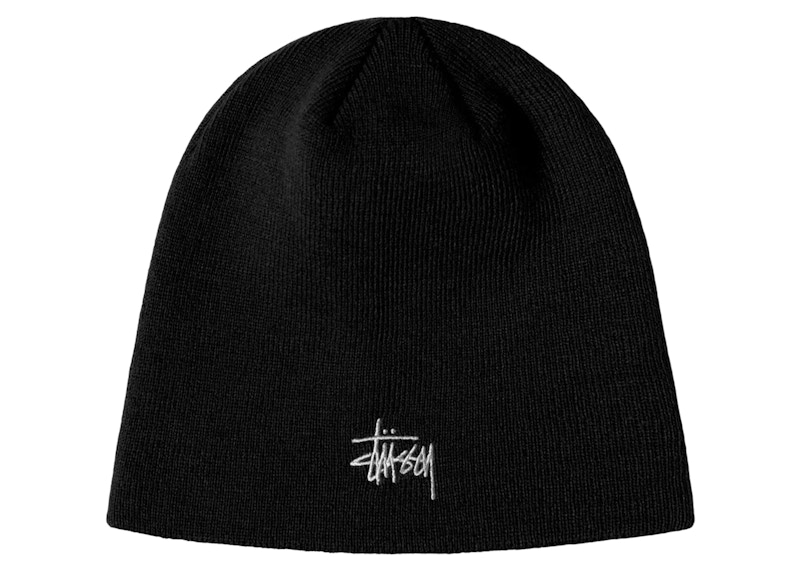 StüSsy Basic Skullcap - Black | Editorialist