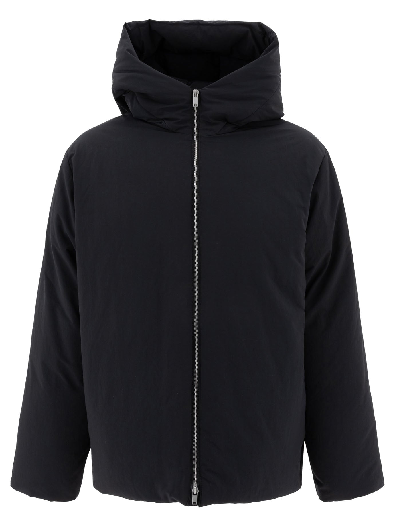 Jil Sander Hooded Down Jacket In Black - 46% Off | Editorialist