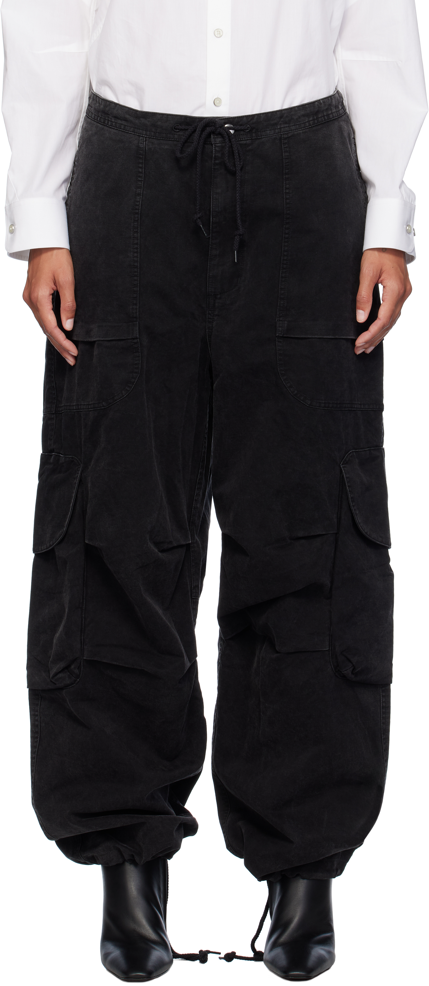 Buy ENTIRE STUDIOS Freight Cargo Pants - Iron At 16% Off