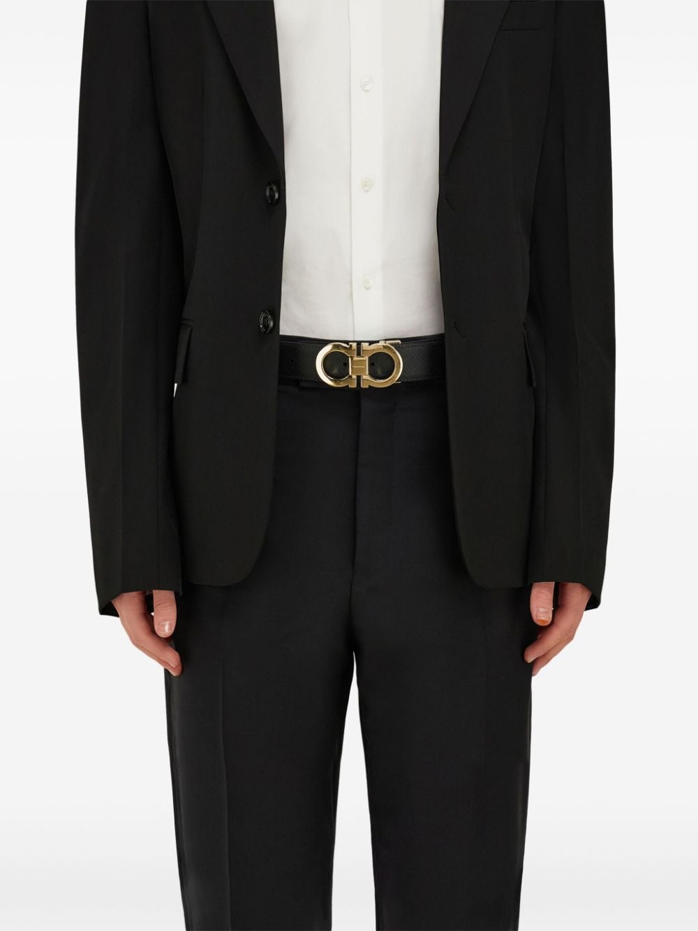 SALVATORE FERRAGAMO Ferragamo Reversible Gancini Belt